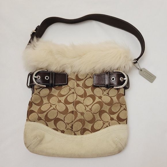 Coach | Bags | Coach Limited Edition Fur Handbag | Poshmark